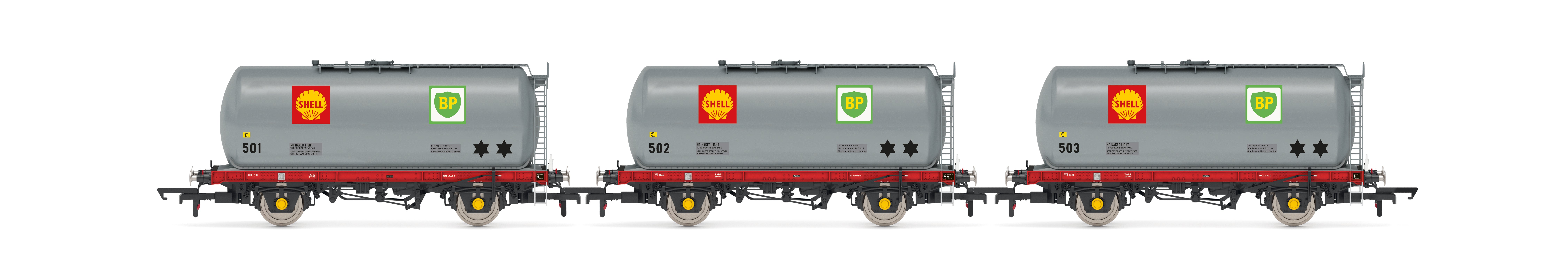 R60260 Shell-Mex, TTA Tank Wagon Triple | The Model Railway Shop