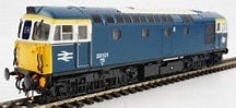 HH3368 British Rail Class 33/1 33 101 BR Blue – The Model Railway Shop
