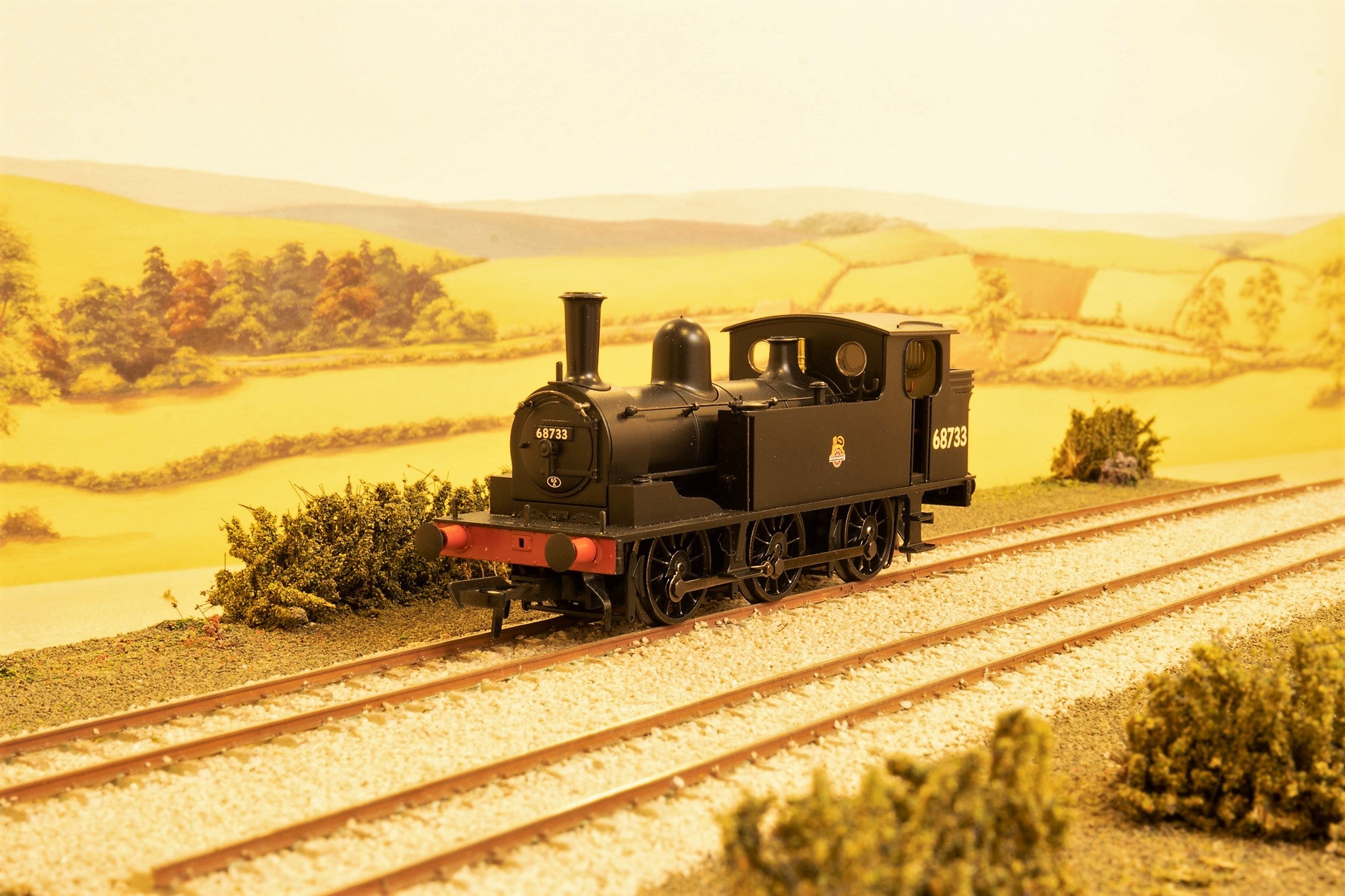 31-061SF Bachmann LNER J72 Class 0-6-0 no: 68733 BR Black Early Emblem ...