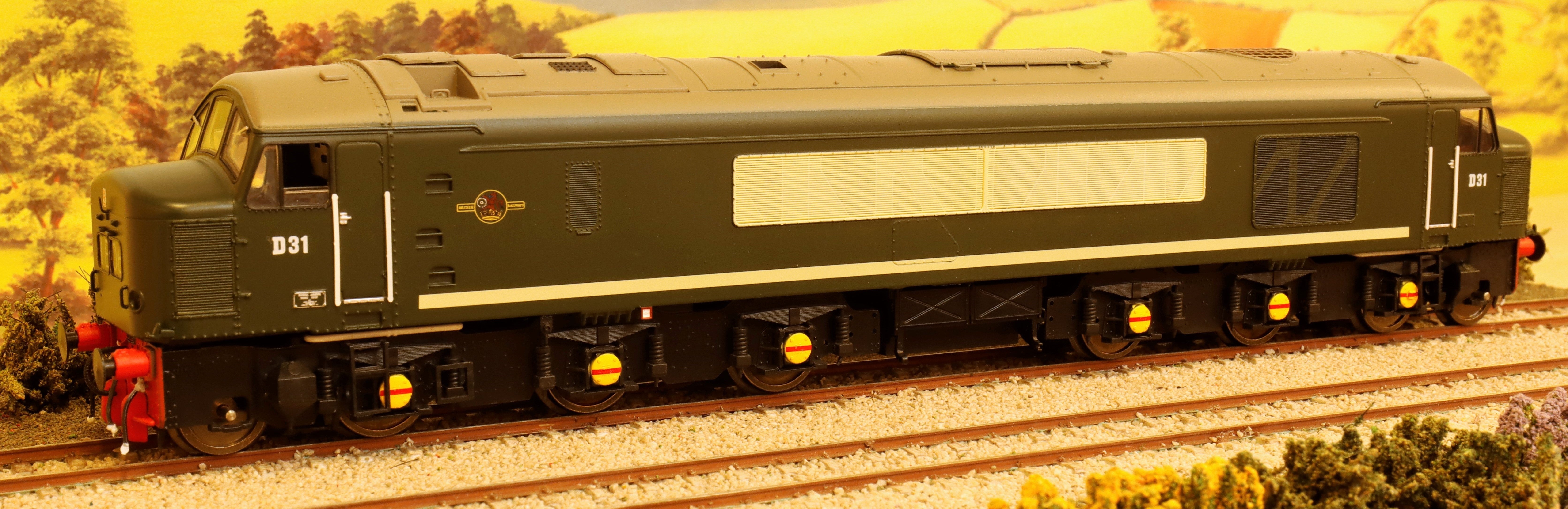 Heljan 45100 - Class 45 1Co-Co1 - BR Green D31 – The Model Railway Shop